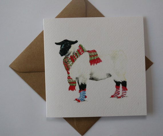 Sheep Greeting Card | Etsy