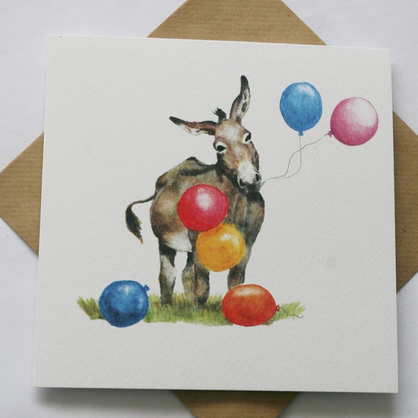 Donkey Card - Etsy