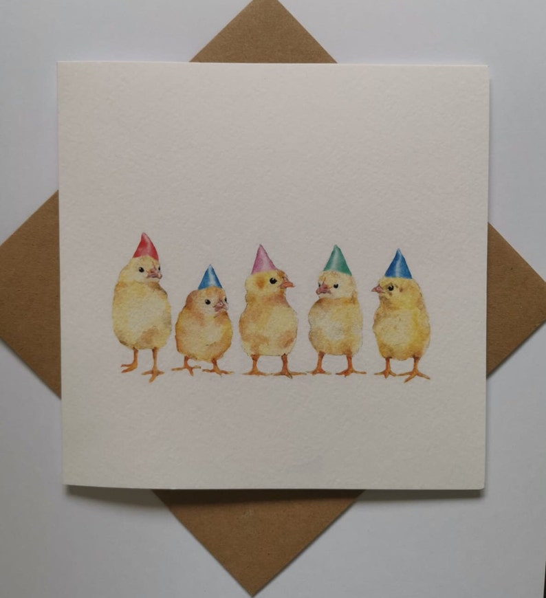 Party Chicks, Birthday Card - Etsy