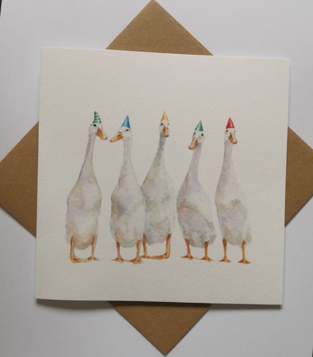Ducks, Birthday Card - Etsy