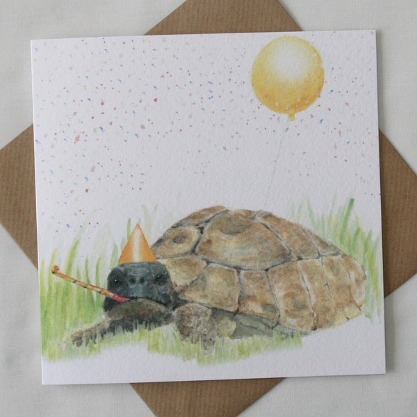Turtle Birthday Card - Etsy