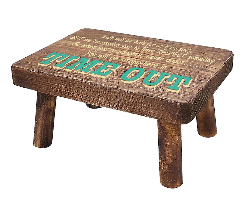 Time Out Chair Illustration, Kids Discipline Design (digital Download ...