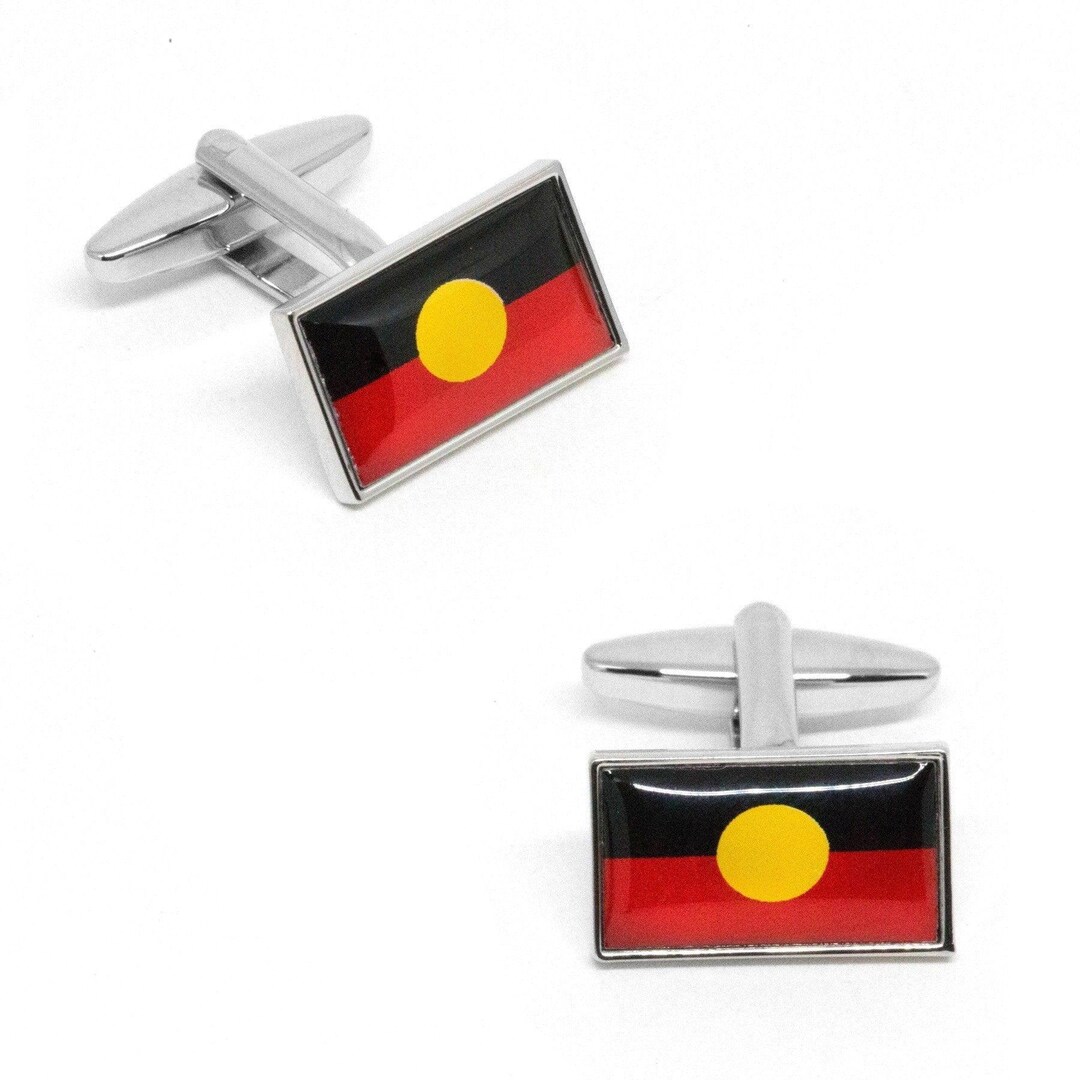 Australian Aboriginal Flag Cufflinks - Etsy