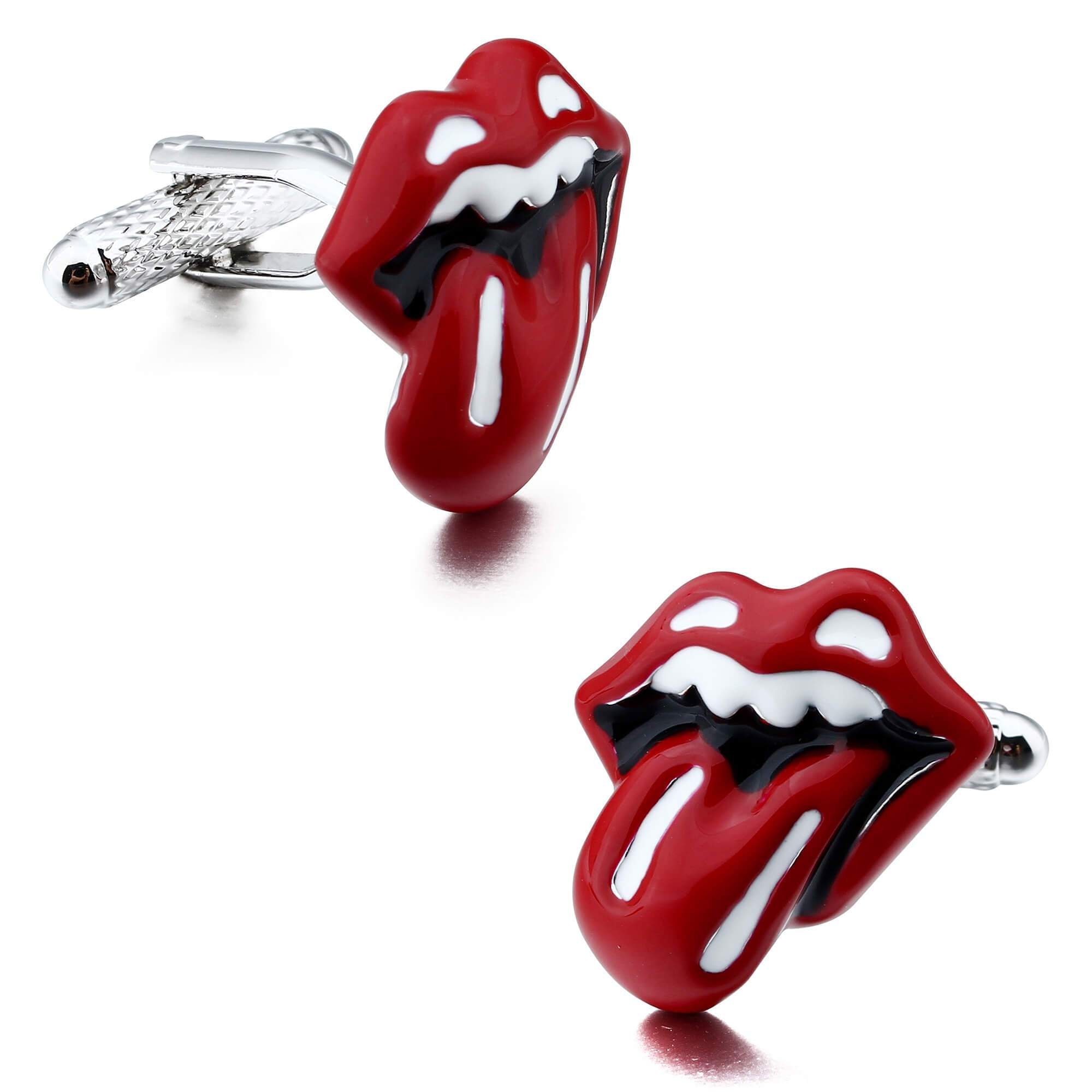 Mouth and Tounge KISS Cufflinks - Etsy UK