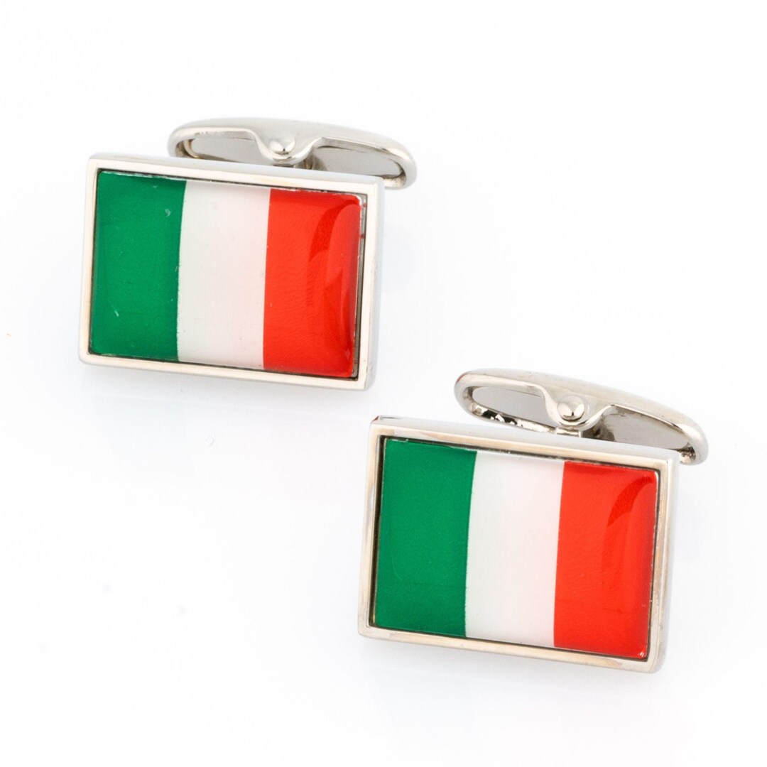 Flag of Italy - Italian Flag Cufflinks - Etsy