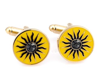 Sun Cufflinks | Etsy
