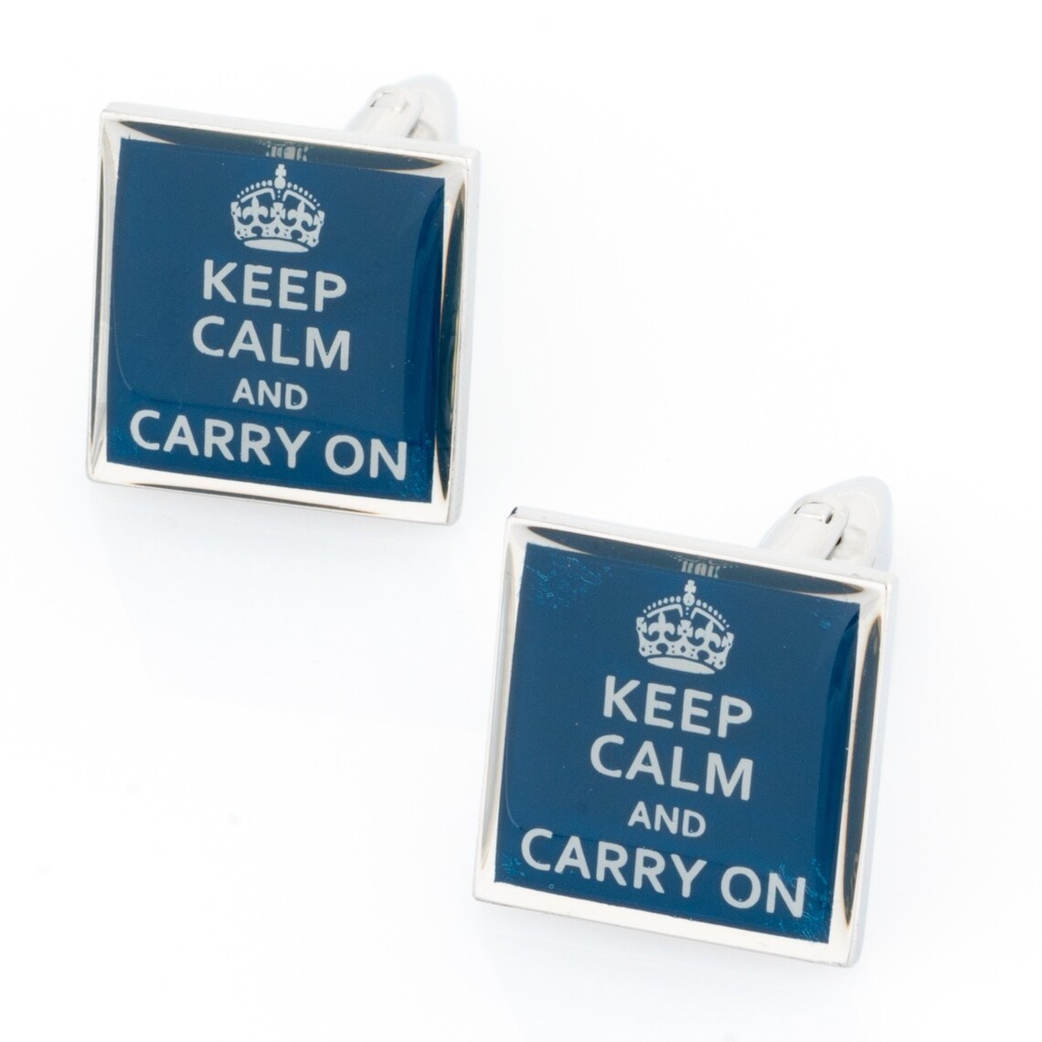 Keep Calm and Carry On Cufflinks | Etsy