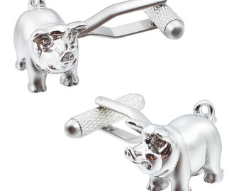 Pig Cufflinks - Etsy Canada