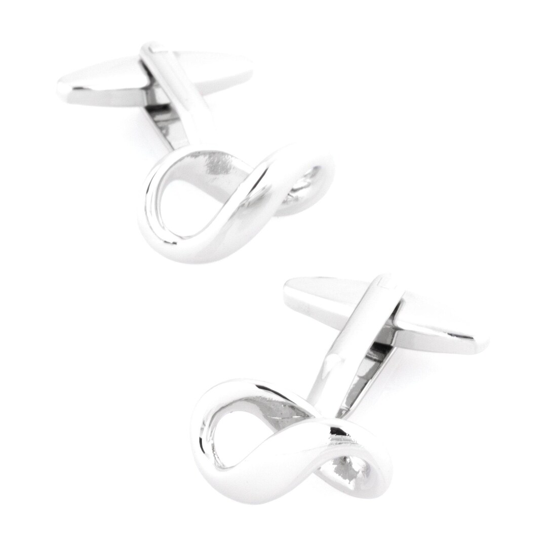 Silver Infinity Symbol Cufflinks - Etsy