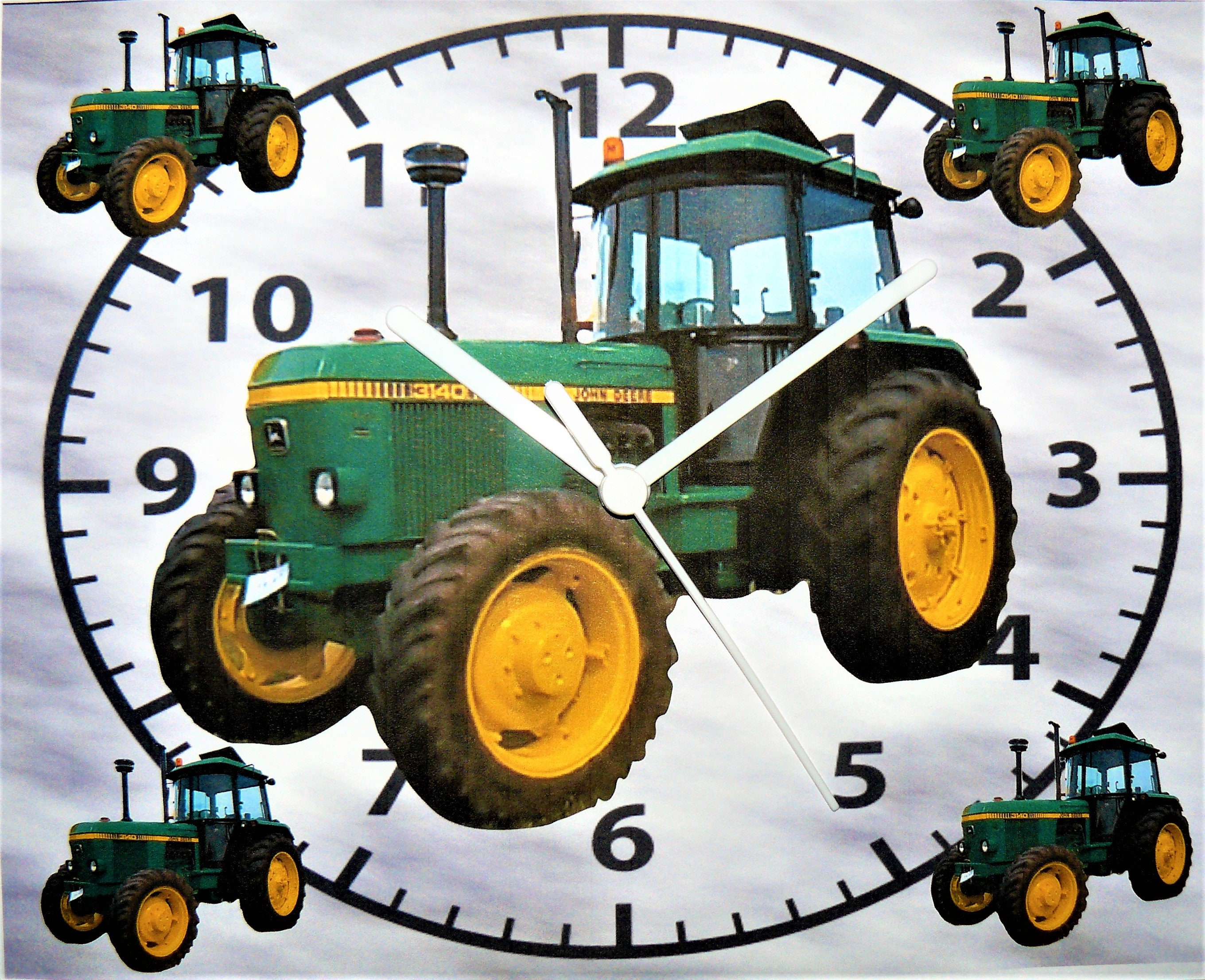 Green Tractor Wall Hanging Clock Classic Green 3140 Tractor - Etsy