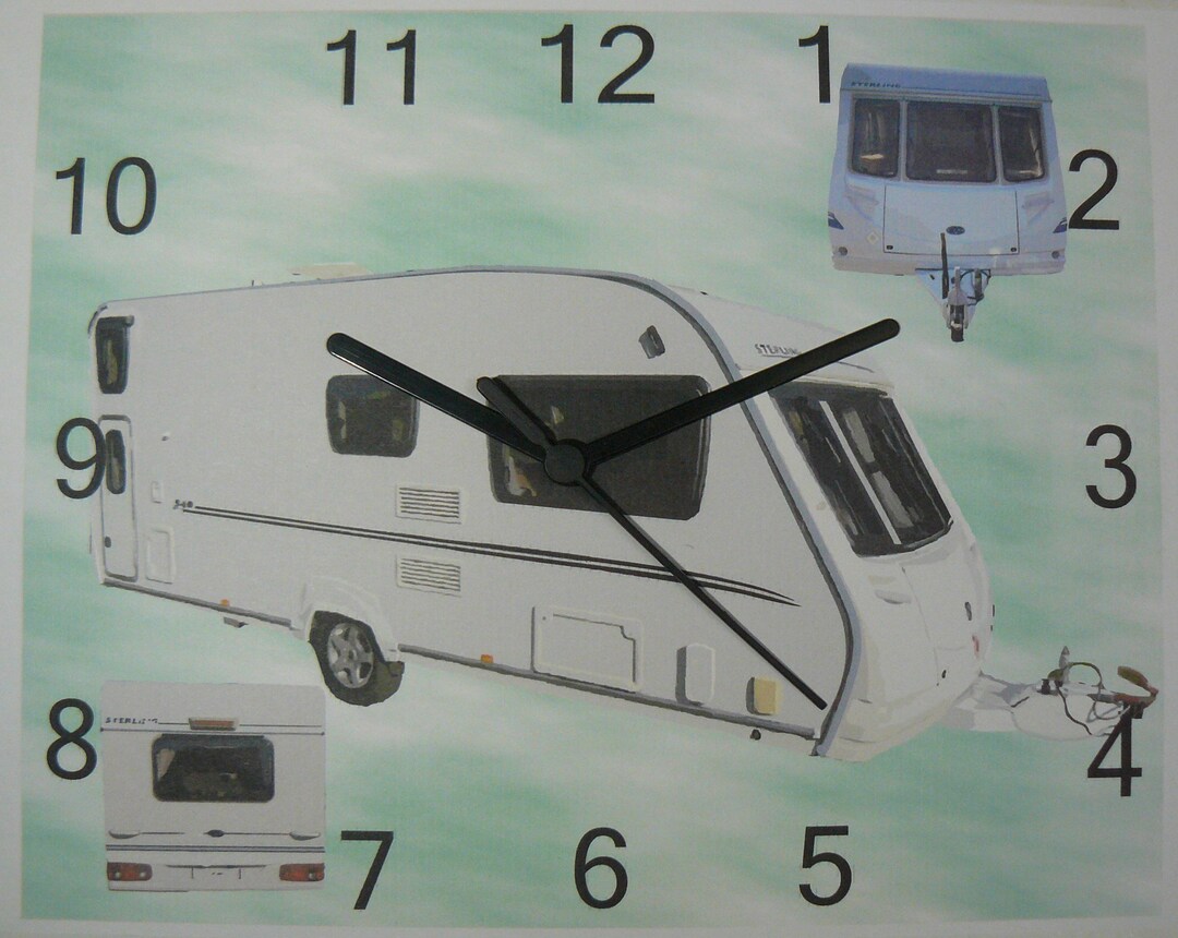 Caravan,caravan Club,wall CLOCK, Caravaners Clock,caravan Gift,caravan ...