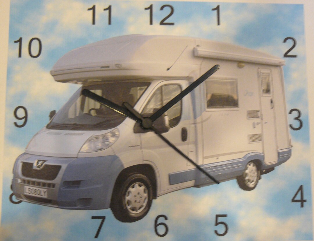 Motor Home Campervan Wall Hanging Clock Camper Clock - Etsy UK