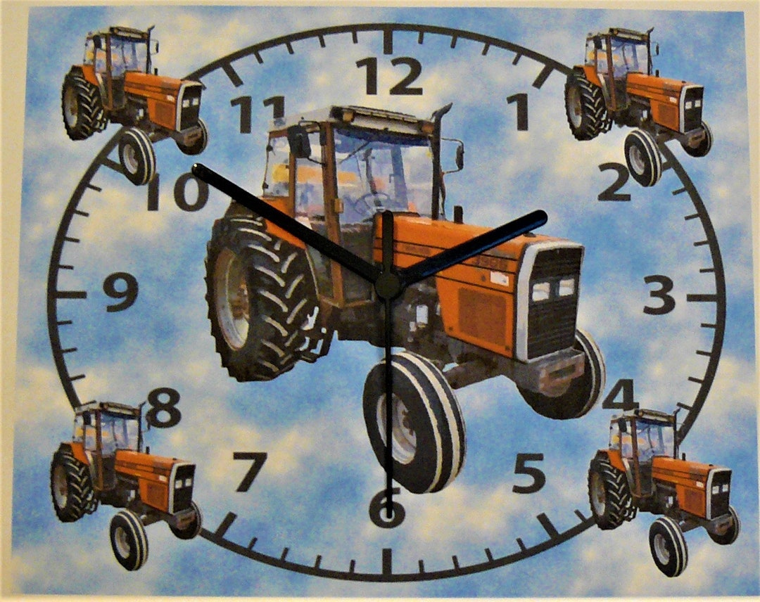 Tractor Wall Hanging Clock Vintage Tractor Massey Ferg 399clock ,wall ...