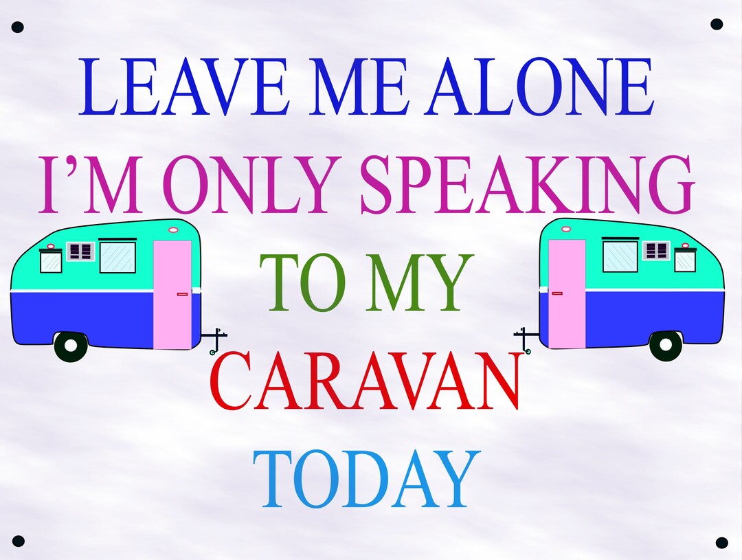 Caravan Sign Aluminium Static Home Mobile Home - Etsy