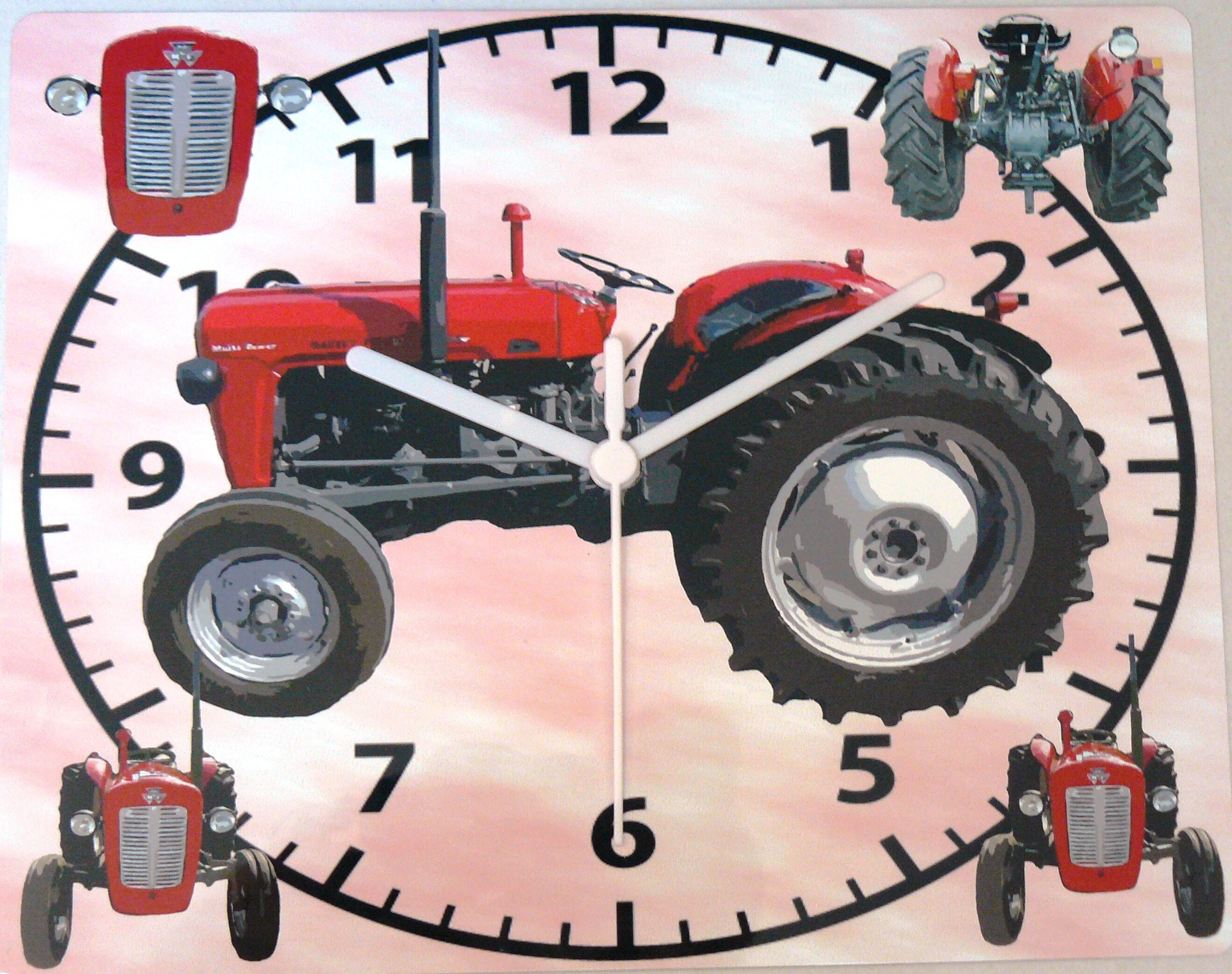 Ferguson 35 Tractor Wall Hanging Clock Classic Red Tractor - Etsy