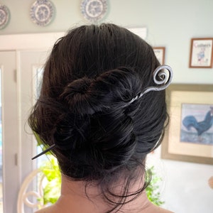 Hand Forged Hair Pin - Etsy