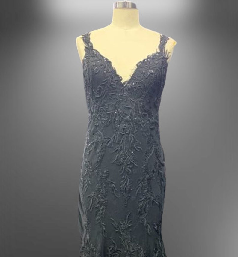 Stunning Gothic Alternative Black Lace Wedding Dress With - Etsy