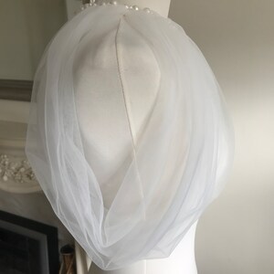 Tulle and Pearl Shoulder Shrug, off Shoulder, Cold Shoulder Cape - Etsy