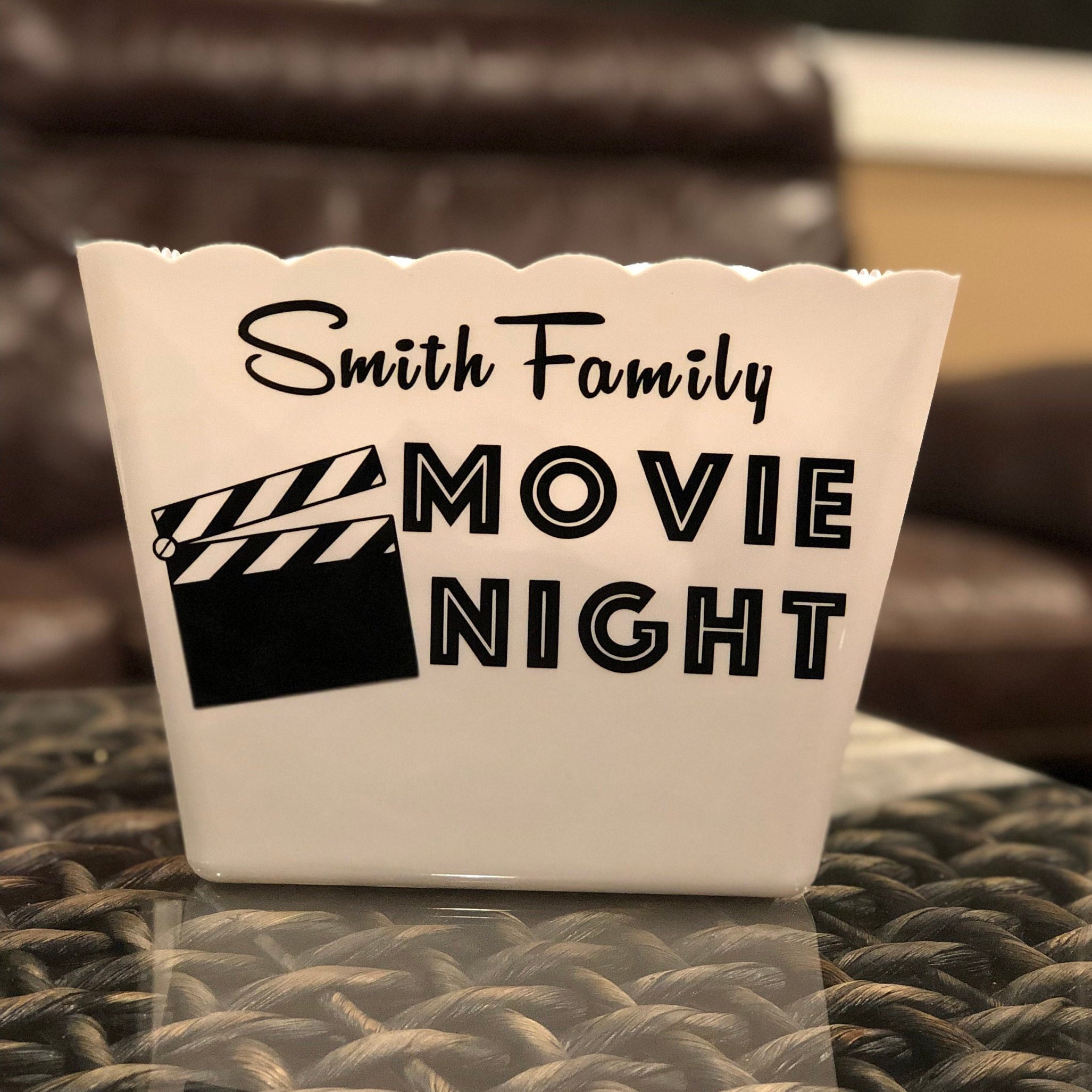 Personalized Popcorn Bucket - Etsy