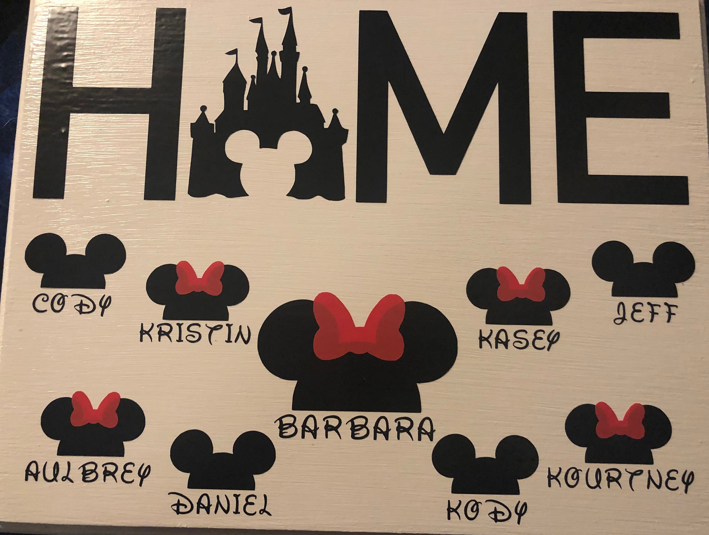 Family Disney Sign - Etsy