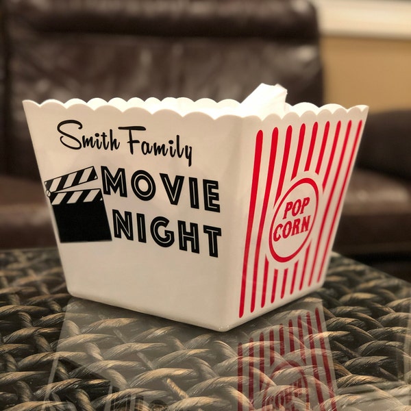 Personalized Popcorn Bucket - Etsy