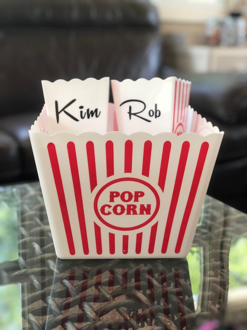 Personalized Popcorn Bucket - Etsy
