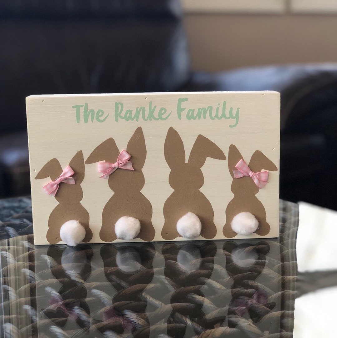 Easter Family Sign - Etsy