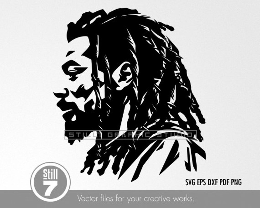 Black Man With Dreadlocks SVG, Afrocentric Design, Natural Hair, Ethnic ...