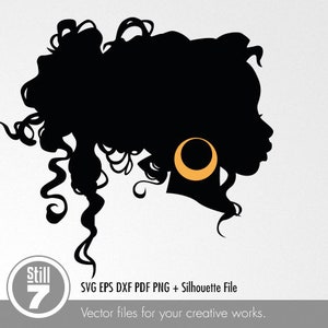 Black Women Svg Natural Hair Svg Dreadlocks Girl Svg | Etsy
