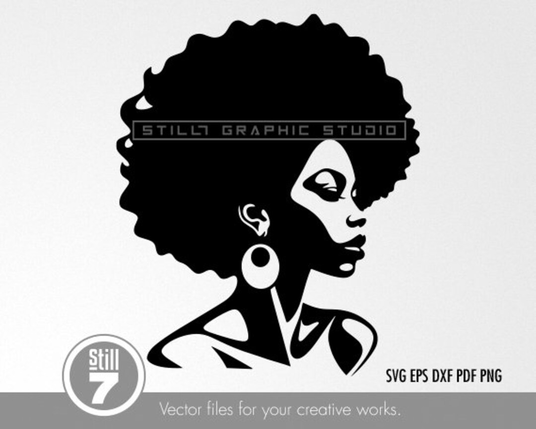 Elegant Silhouette: Shadow and Light Profile of a Young Afro-american ...