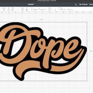 Dope Logo Svg Cutting File - Eps Dxf Pdf Png - Etsy