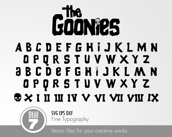 The Goonies Logo Vector