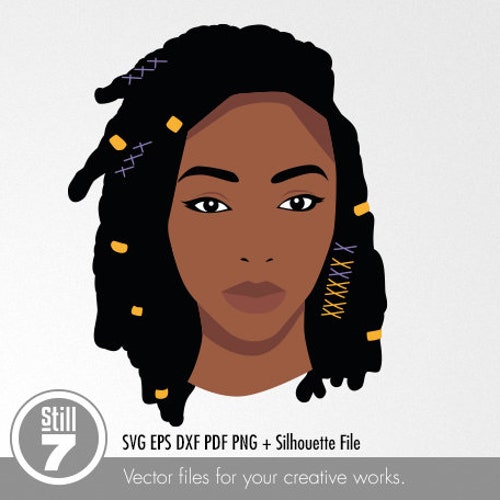 Black Woman Svg Locs Svg Svg Cutting File Eps Dxf Pdf Png - Etsy
