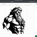 The Mighty Zeus Svg - Svg Cutting File + Eps Dxf Pdf Png - Etsy