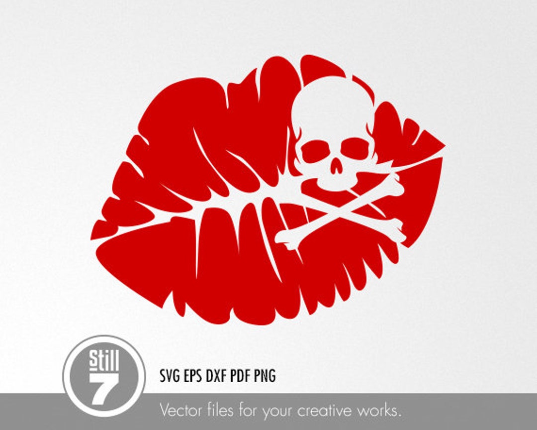 Poison Kiss Svg Svg Cutting File Eps Dxf Pdf Png Silhouette File - Etsy