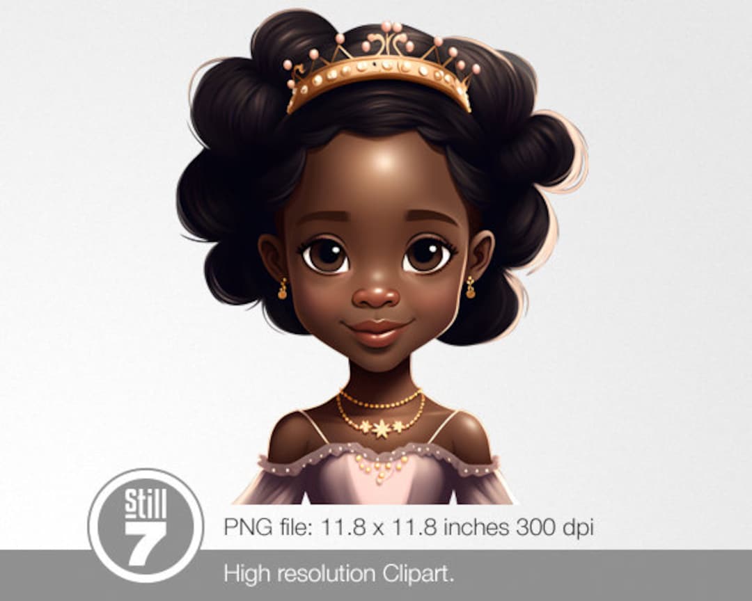 Black Princess PNG 300 Dpi HD, PNG Transparent Background, Digital File ...