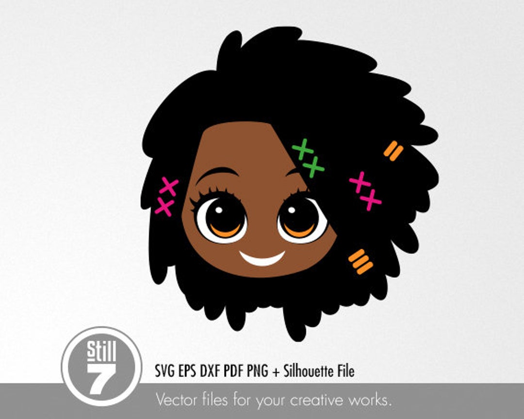 Black Girl Svg Dreadlocks Svg Svg Cutting File Eps Dxf - Etsy