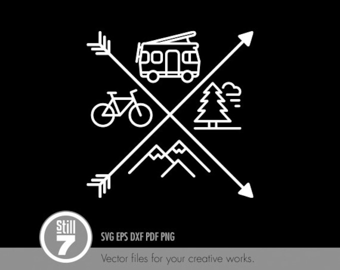 Plotter File | Camper Mit Herz | SVG | DXF | PNG | Eps | Travel ...