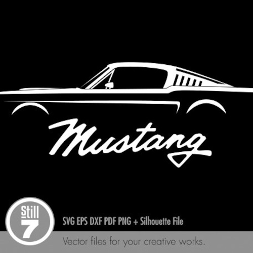 Ford Mustang Svg Svg Cutting File Eps Dxf Pdf Png | Etsy