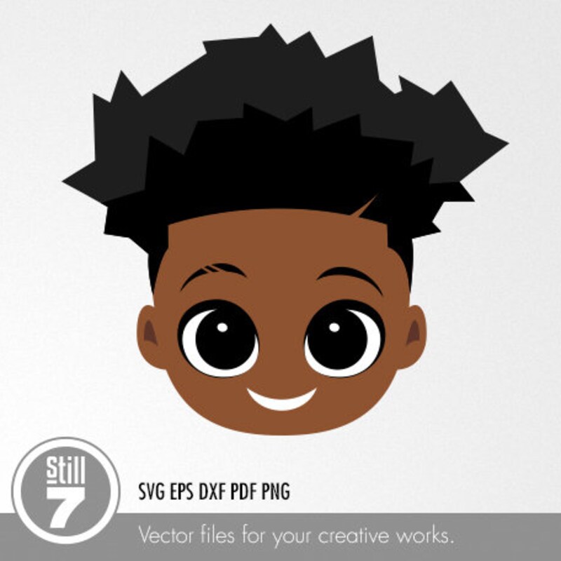 Black Boy Svg - Etsy