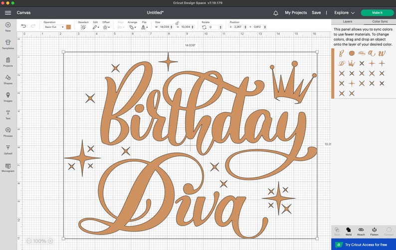Birthday Diva Lettering Svg Cutting File Eps Dxf Pdf Png - Etsy