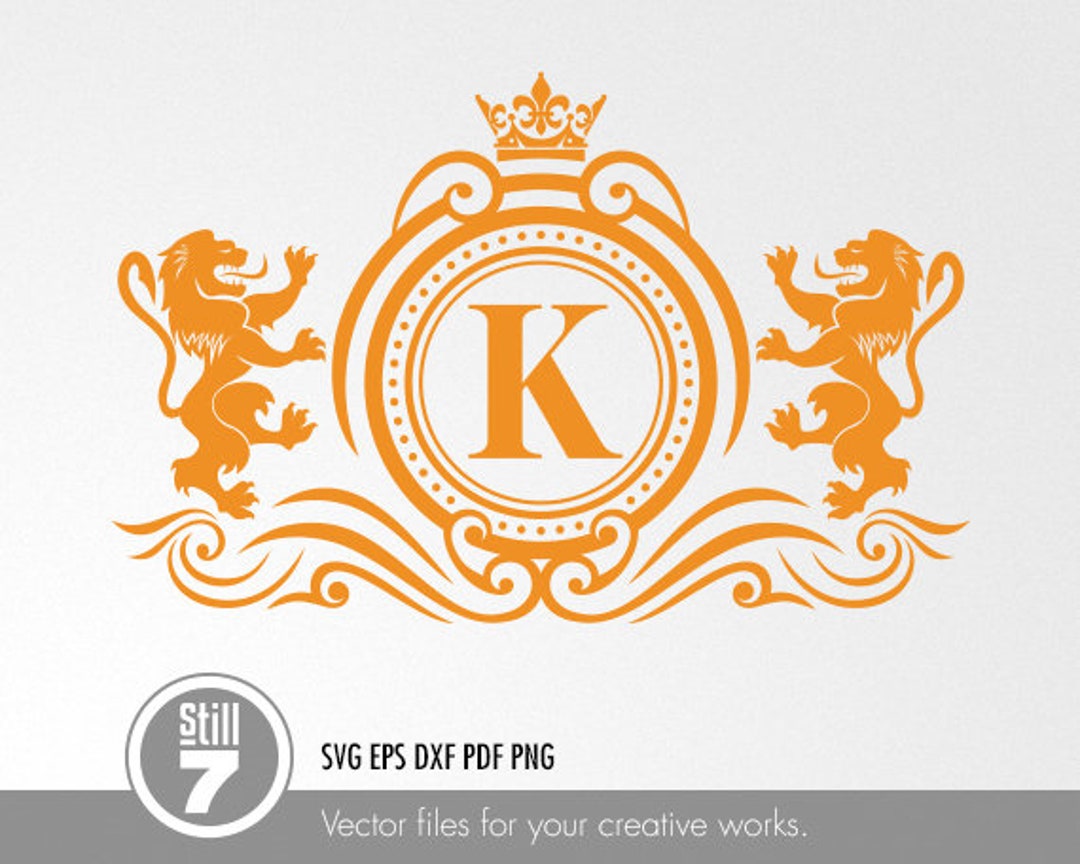 King Emblem #2 - Svg Cutting File + Eps Dxf Pdf Png - Etsy