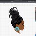 Black Woman Svg - Dreadlocks Svg - Locs Svg - African American Svg ...