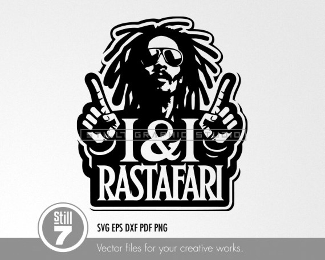 Unique Rastafari SVG - I & I RASTAFARI - Sleek Design for Decoration ...