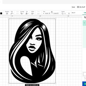 Set of 3 SVG Files - Elegant Black Women Busts | Modern Digital Art ...