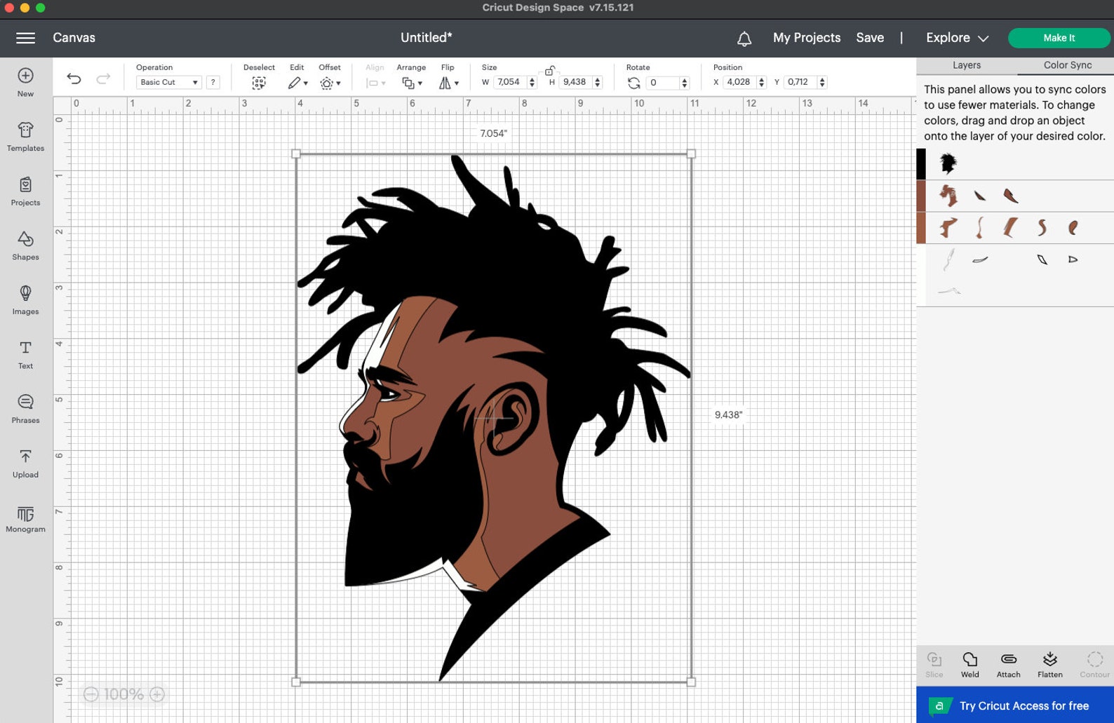 Man With Locks Svg + Eps Dxf Pdf Png - Etsy