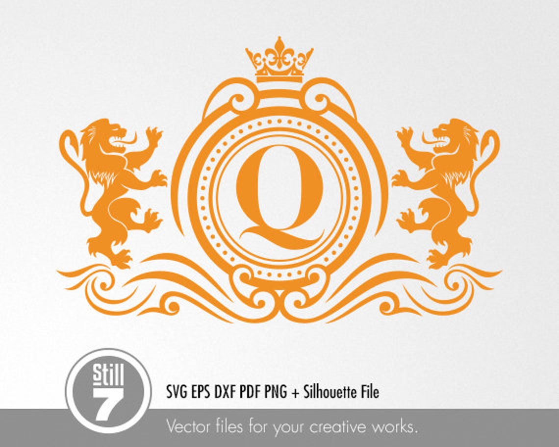 Queen Emblem 2 Svg Cutting File Eps Dxf Pdf Png - Etsy