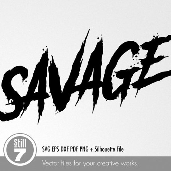 Savage Letters - Etsy