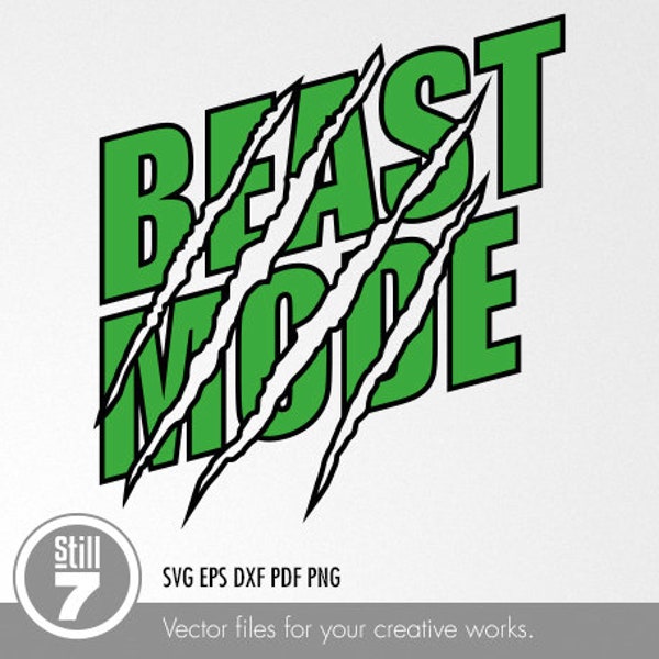 Beast Mode Decal - Etsy