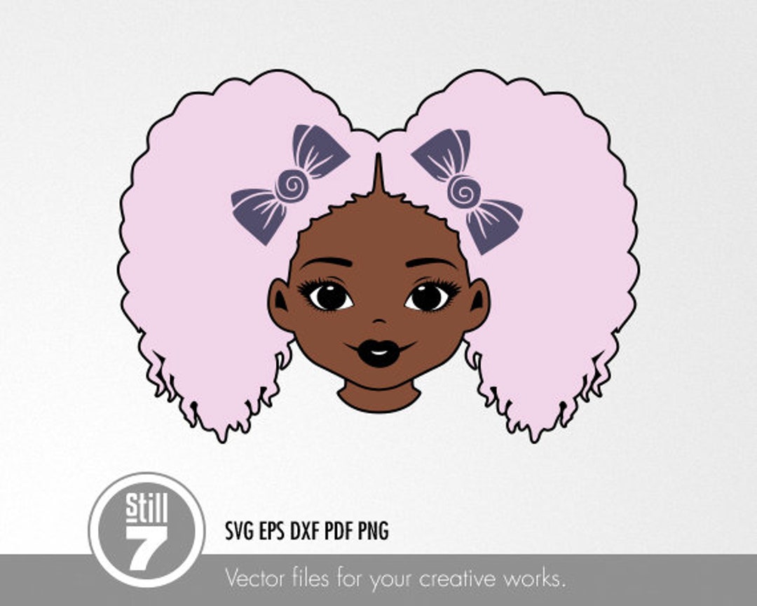 Afro Girl, Melanin Girl, Brown Girl, Svg Eps Png Cut File for Cricut ...